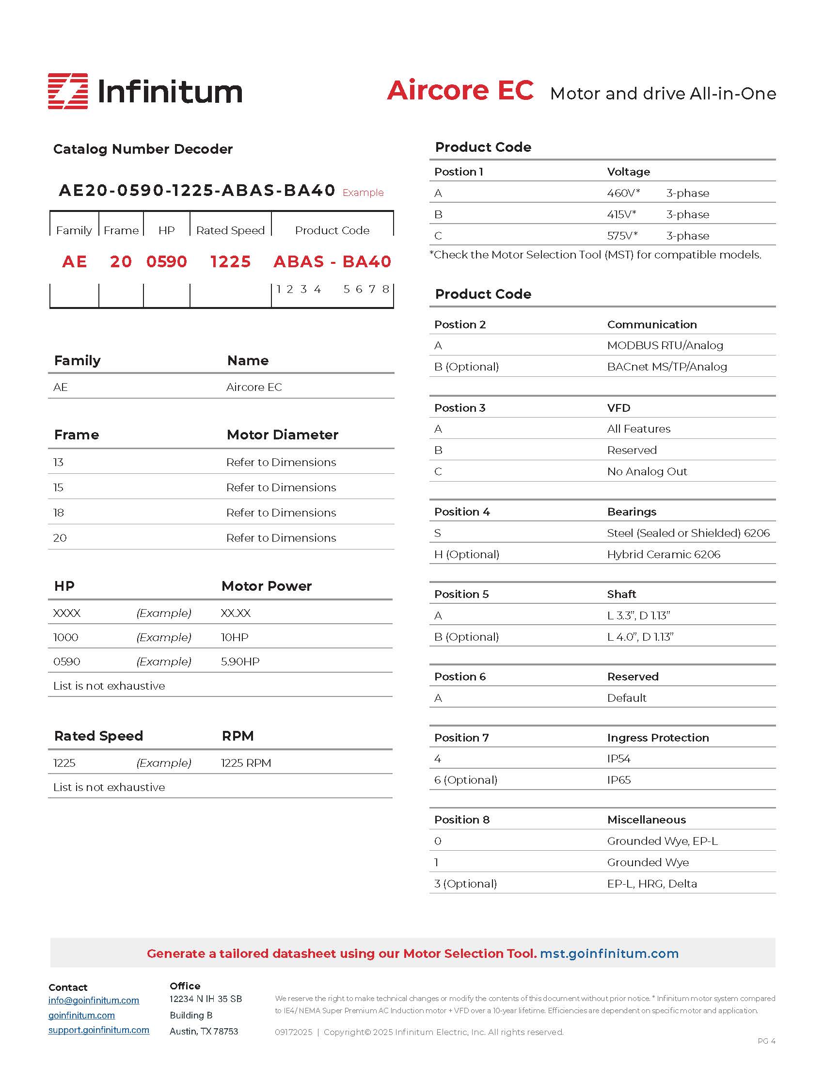 Aircore EC Family Datasheet – Infinitum Support Portal